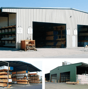 3-Sided Sheds for LBM Businesses | Sunbelt Rack®